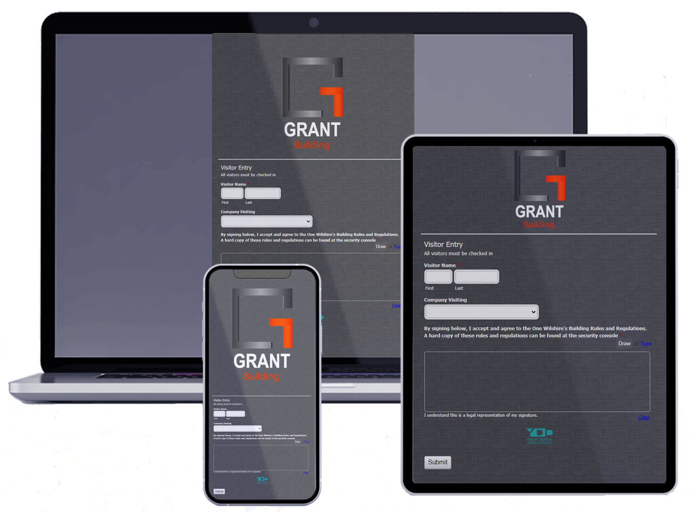 Visitor Log Your Digital Directory 6024